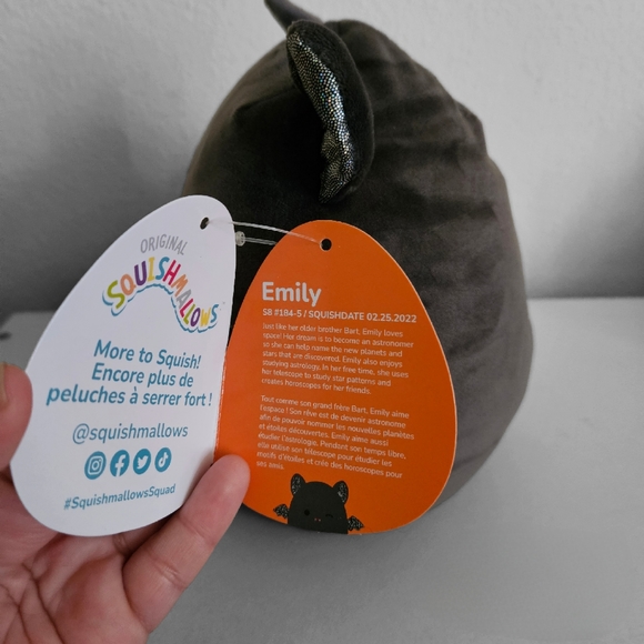 Squishmallows | Toys | Squishmallows Emily The Bat 8 Stuffed Plush ...